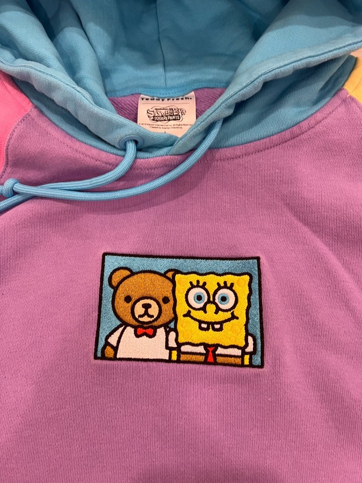 Teddy Fresh SpongeBob SquarePants Colorblock Embroidered 2020 Size ...