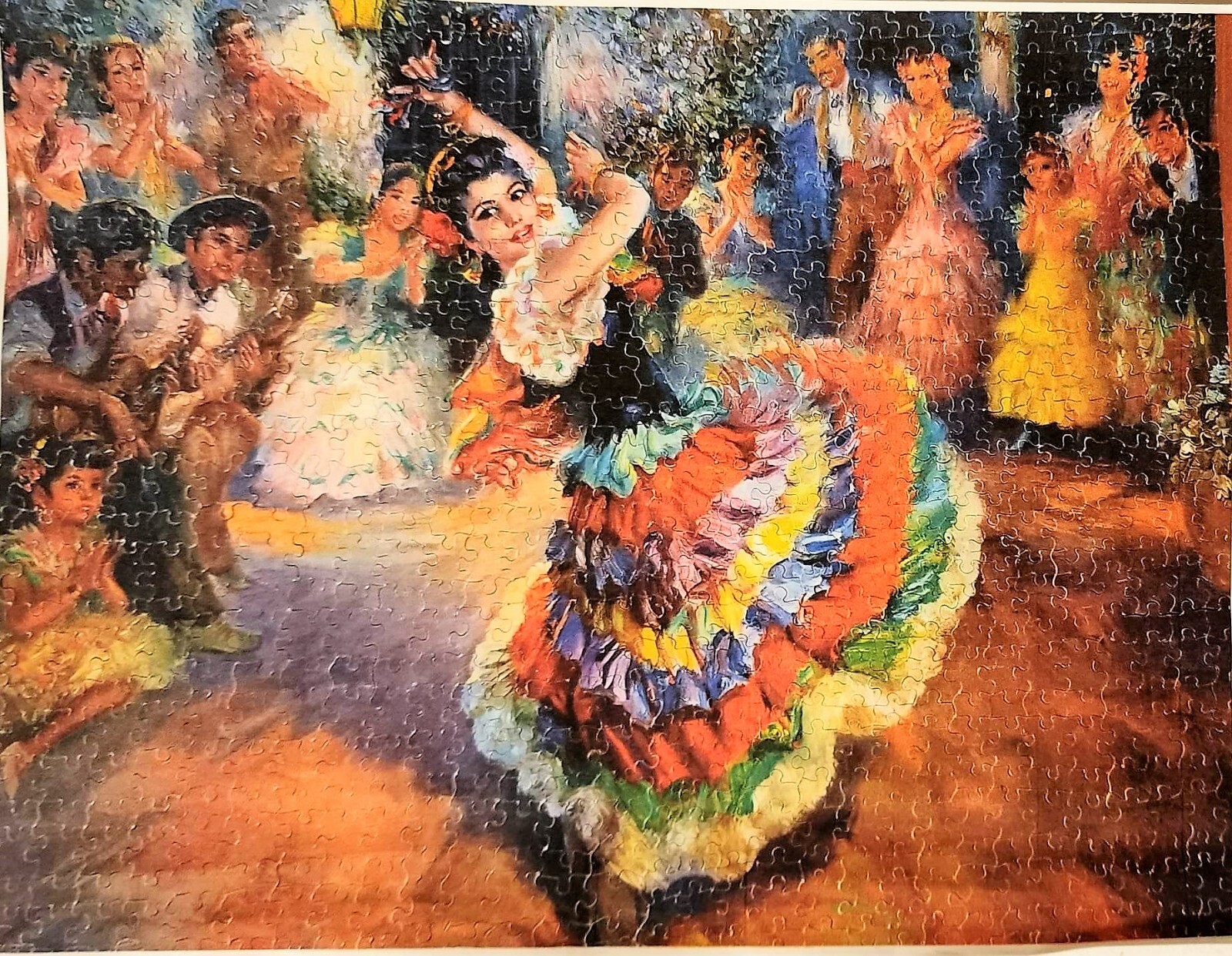 Old Victory Wood Puzzle OLE GITANA Flamenco Spanish Dancer 800 Pieces ...