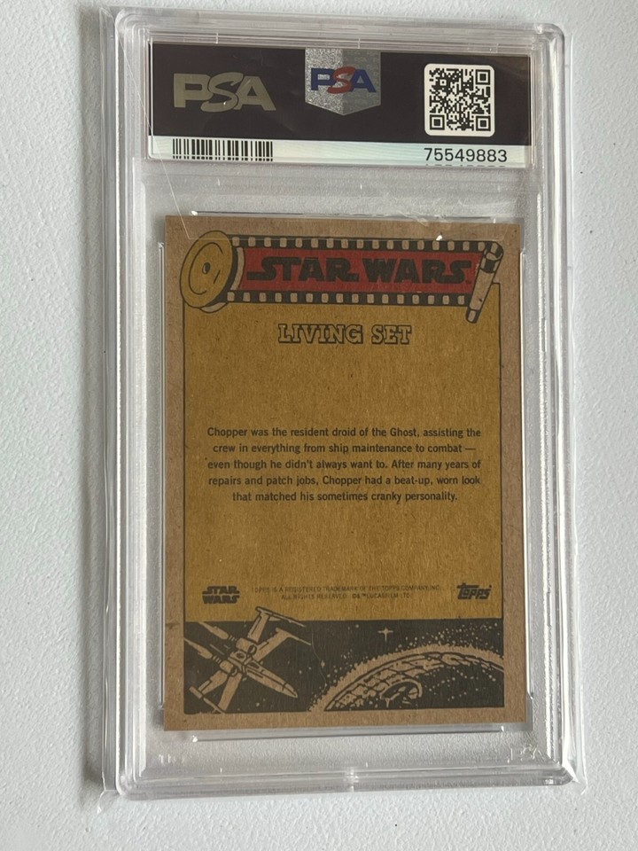 2020 Topps Living Set CHOPPER #159 Star Wars Rebels /1,332 SP PSA 10 Gem Mint 💎 | eBay