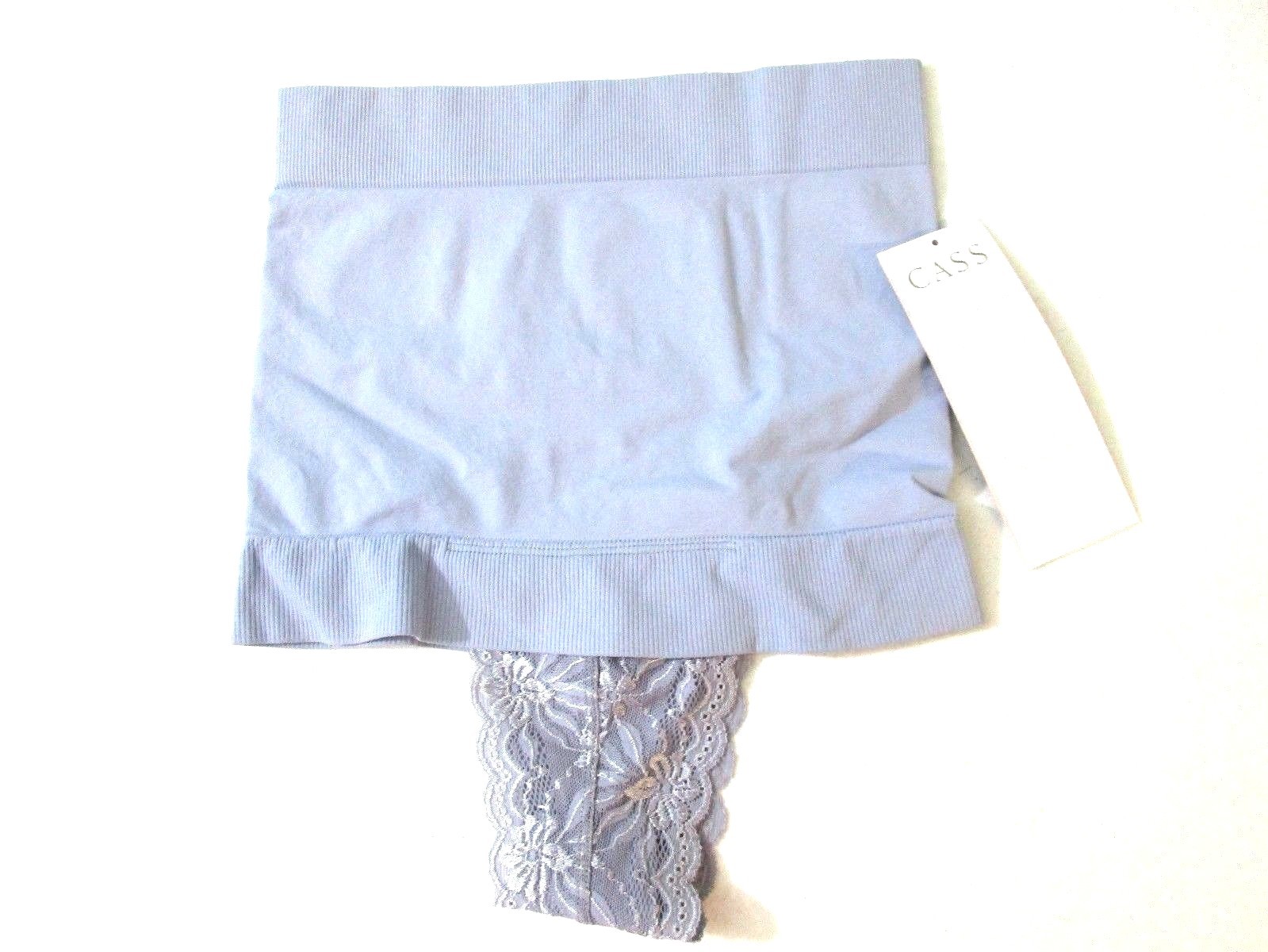 CASS Luxury Shapewear Waister Lace Lavender Grey Thong 2 in [] | eBay
