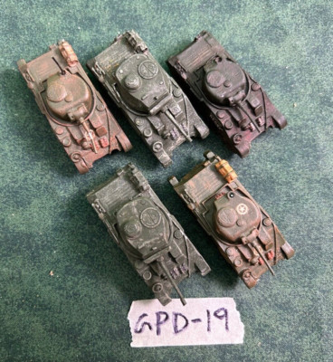 10mm Painted WWII Sherman Tanks Lot GPD-19 | eBay