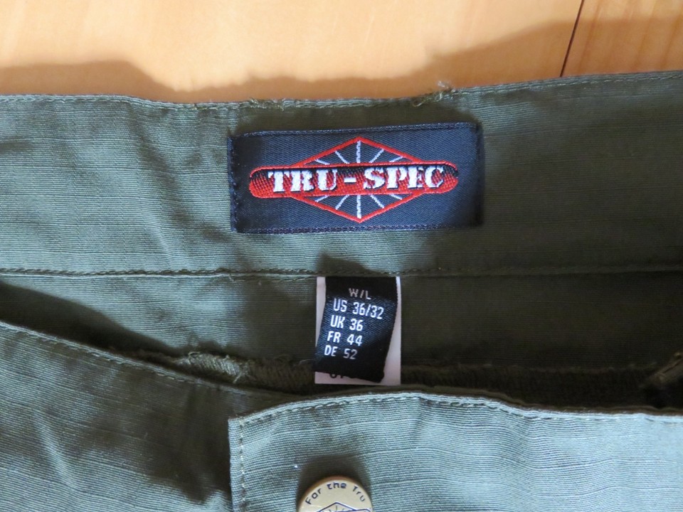 Tru-Spec Tactical Pants 36/32 Green Very Good Condition | eBay