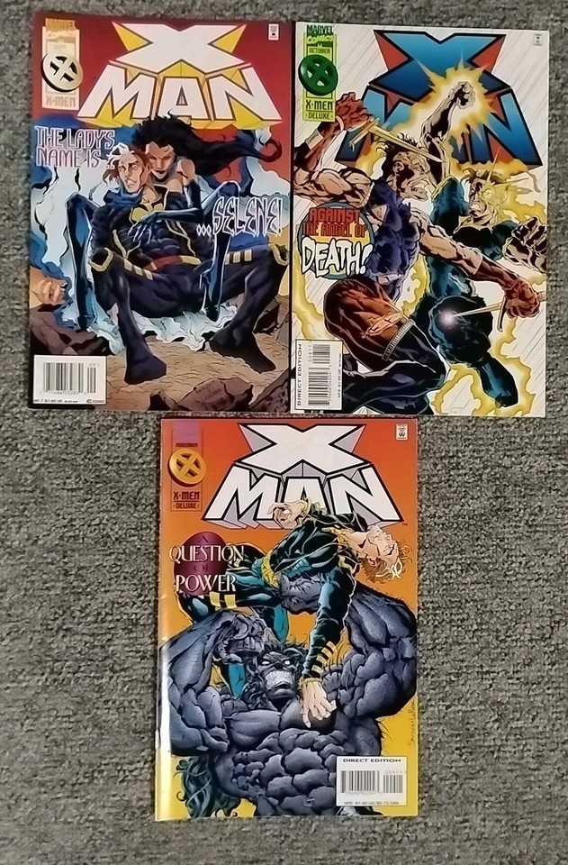 (7) X-Man Lot - #3 4 5 6 7 8 9 - Jeph Loeb - Steve Skroce - (Marvel ...