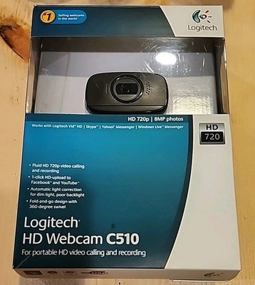 Logitech HD Webcam C510 HD 720 Portable Calling & Recording NIB | eBay