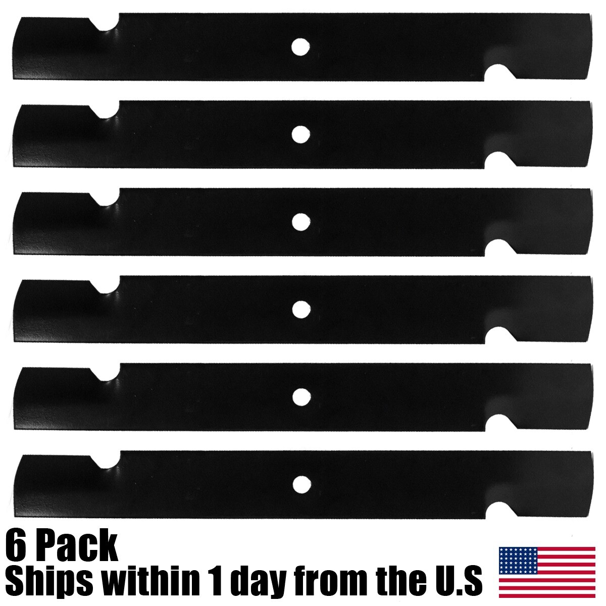 6PK Lawn Mower Blades for Snapper Pro 61" Decks S125XT S175X S200XT ...