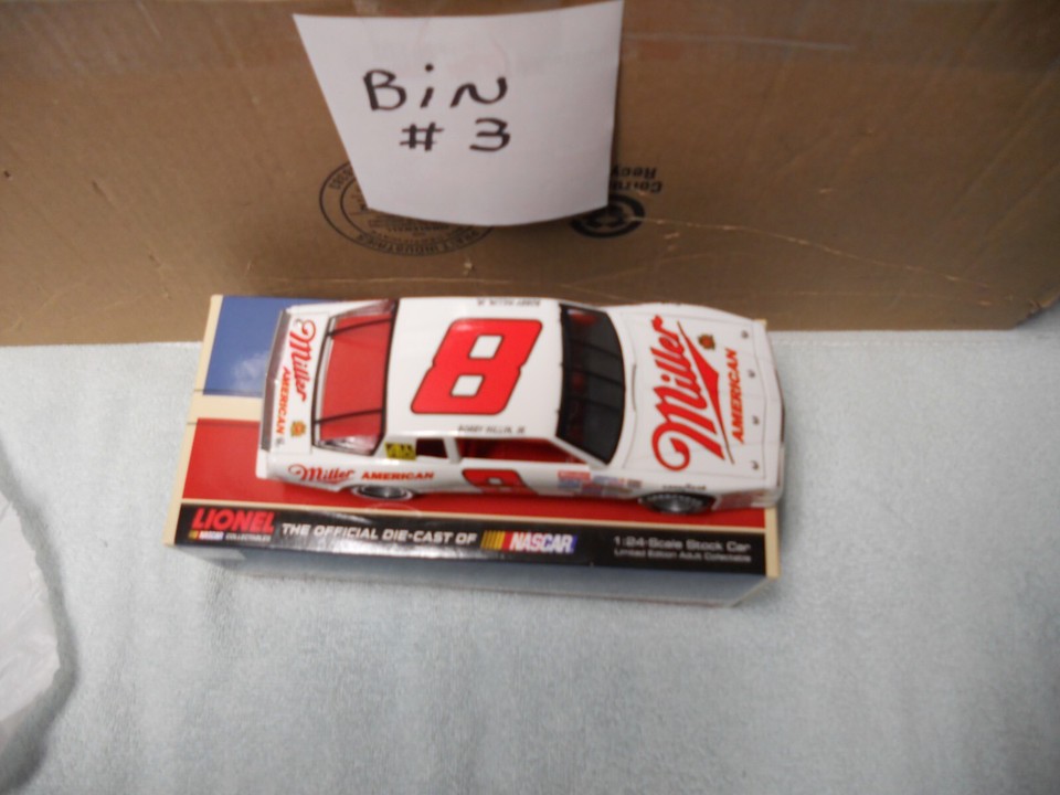 1/24 Lionel nascar custom #8 Miller Bobby Hillin 1986 Monte Carlo | eBay