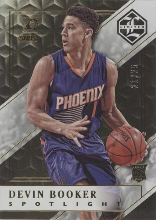2015-16 Panini Limited - Devin Booker #191 Spotlight Gold /25 (RC) for ...