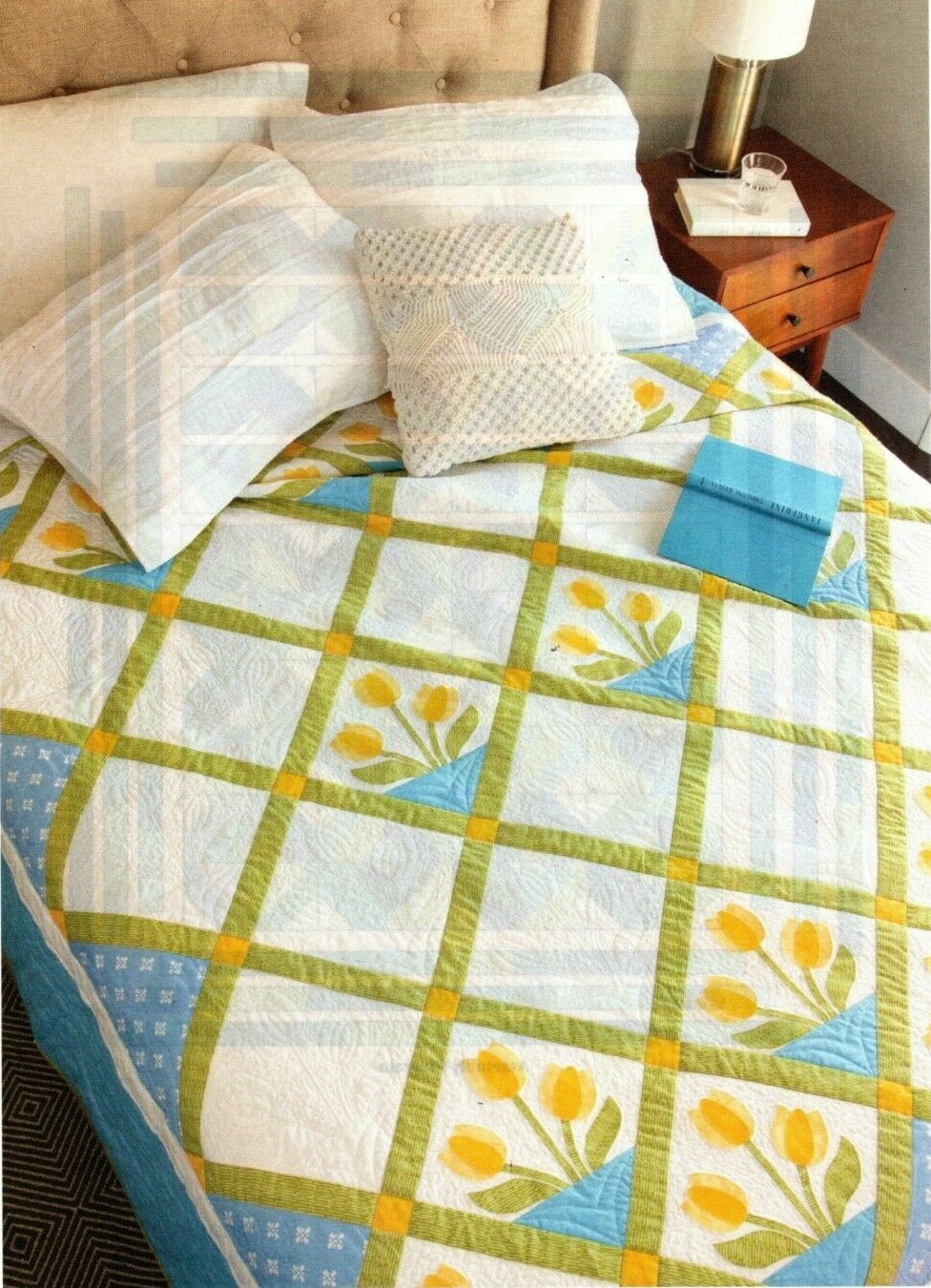 Delft Blooms Quilt Pattern Pieced/Applique KS | eBay