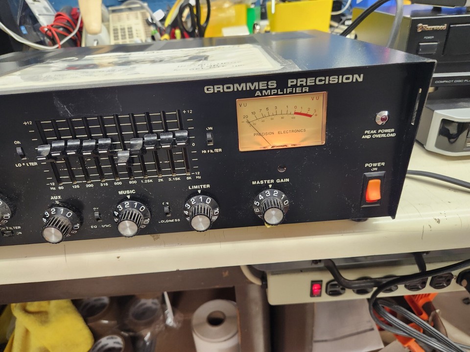 Grommes Precision Amplifier Model GT 60 TESTED WORKING | eBay