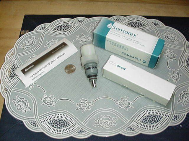 Sensorex Flat Tip Ph Combination Electrode BNR Connector S651CD for ...