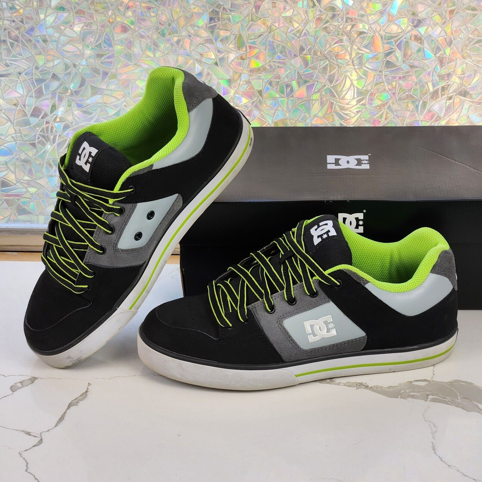 *RARE OG* DC Shoe PURE battleship Skateboard Shoes Me… - Gem