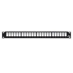 Leviton 49255-H24 QuickPort Patch Panel, 24-Port, 1U RMS | eBay