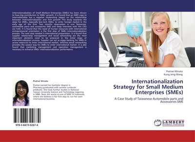 Internationalization Strategy for Small Medium Enterprises (SMEs) | Taschenbuch | eBay