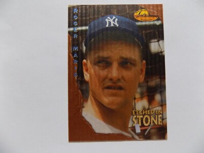 1994 Ted Williams Etched In Stone Roger Maris Career Year Card #ES3 | eBay