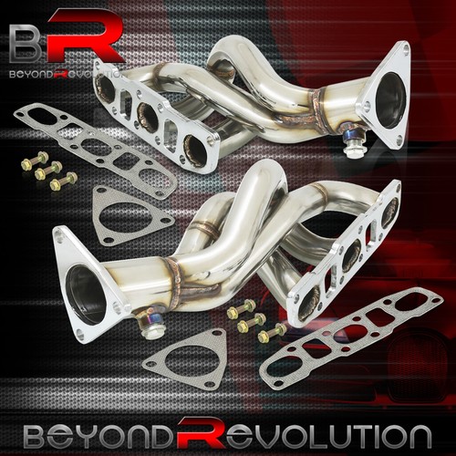 For 350Z 370Z / G37 Coupe 3.5L 3.7L V6 VQ37VHR Polished Headers Exhaust ...