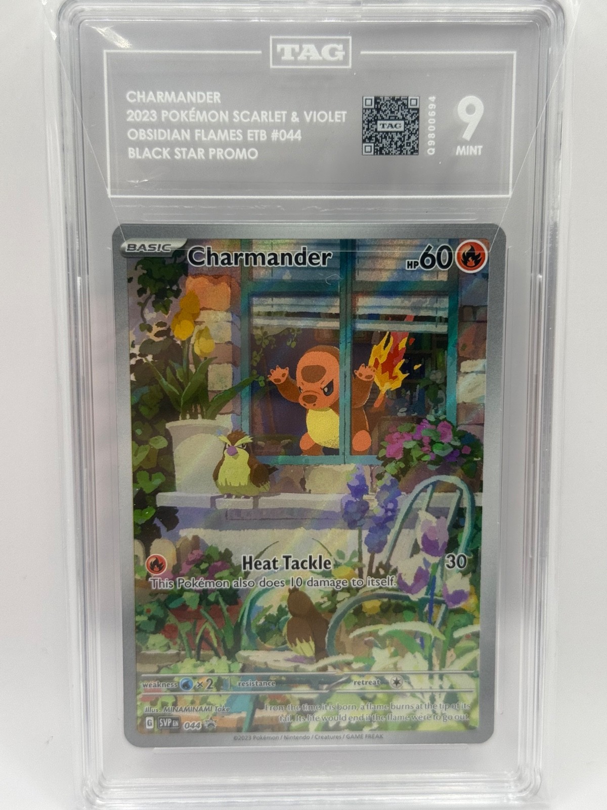 Charmander 44 Black Star Promo Pokemon SV: Obsidian Flame TAG MINT 9 | eBay