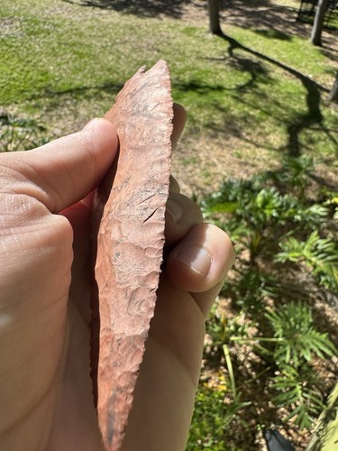 Native American Beautiful Red Hardin Arrowhead Point Georgia | eBay