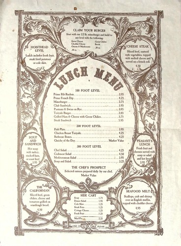 Vintage Prescott Mining Company Restaurant Menu Prescott Arizona | eBay
