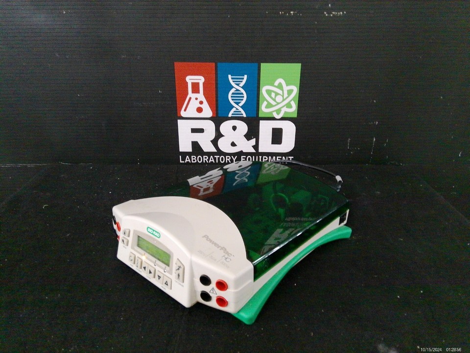 Bio-Rad PowerPac HC Electrophoresis Power Supply w/ Mini Protean Tetra ...