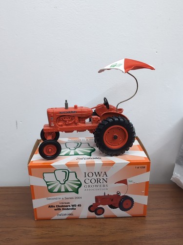 1/16 Ertl Farm Toy Allis Chalmers WD-45 Tractor With Umbrella Iowa Corn ...