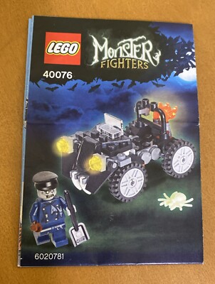Lego 40076 Monster Fighters Zombie Car Instruction Manual Only - NO ...