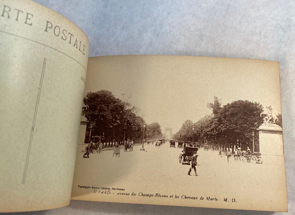 Antique Souvenir Paris France Postcard Booklet WWI (24 Cards) Marcel ...