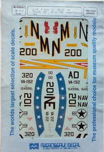 Superscale 1:32 Scale Model Decal Sheet 32-37 a-4e/f Skyhawk US Navy | eBay