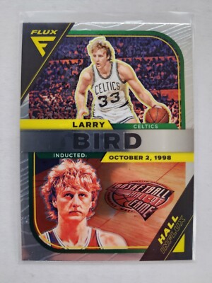 Larry Bird 2022-23 Flux Hall Influx Insert Card No. 5 Boston Celtics ...
