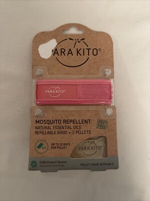 PARA'KITO Mosquito Repellent Adjustable Band CHOOSE (1) COLOR DEET Free ...