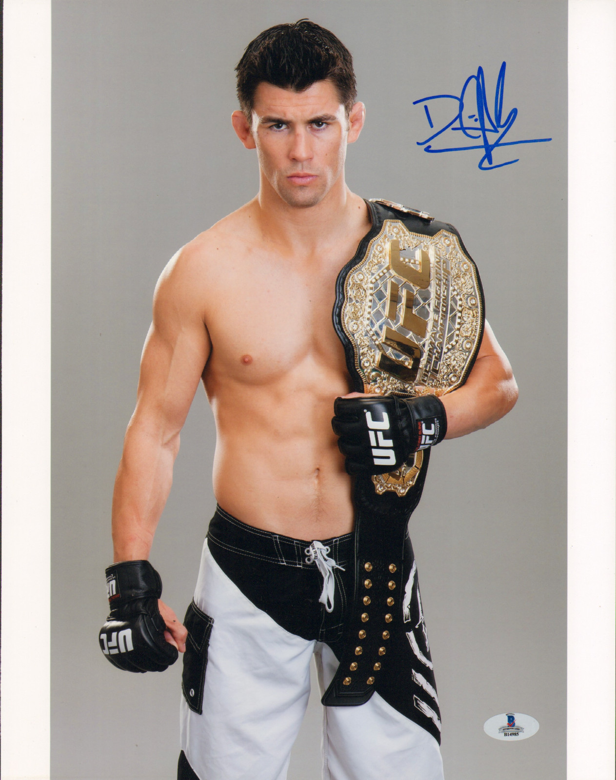 DOMINICK CRUZ SIGNED AUTO'D 11X14 PHOTO BAS COA UFC 199 WEC CHAMP VS ...