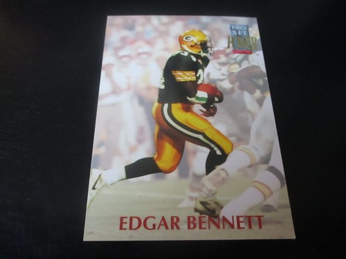 EDGAR BENNETT (green bay packers - rb) 1992 pro set POWER ROOKIE card ...