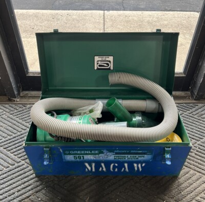 Greenlee 591 Portable Fish Tape Blower System 590 In Case | eBay