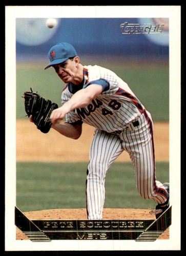 1993 TOPPS GOLD PETE SCHOUREK NEW YORK METS #352 | eBay
