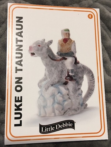 STAR WARS 2017 Little Debbie Rancho Obi Wan Luke On Tauntaun Sigma Card ...