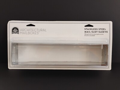 Architectural Mailboxes - Stainless Steel Mail Slot - New In Package | eBay
