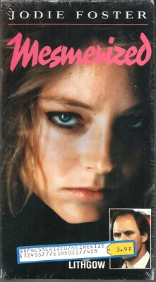 Mesmerized VHS 1992 Jodie Foster John Lithgow aka Shocked Drama Romance ...