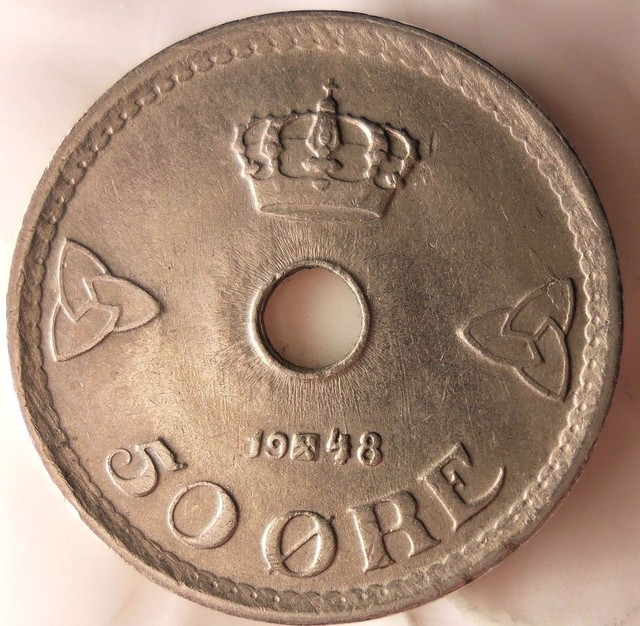 Norway 50 Ore, 1948 for sale online | eBay
