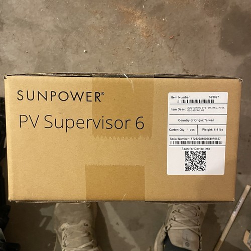 NEW IN BOX: Sunpower Solar PV Supervisor 6 PVS6 Monitoring System | eBay