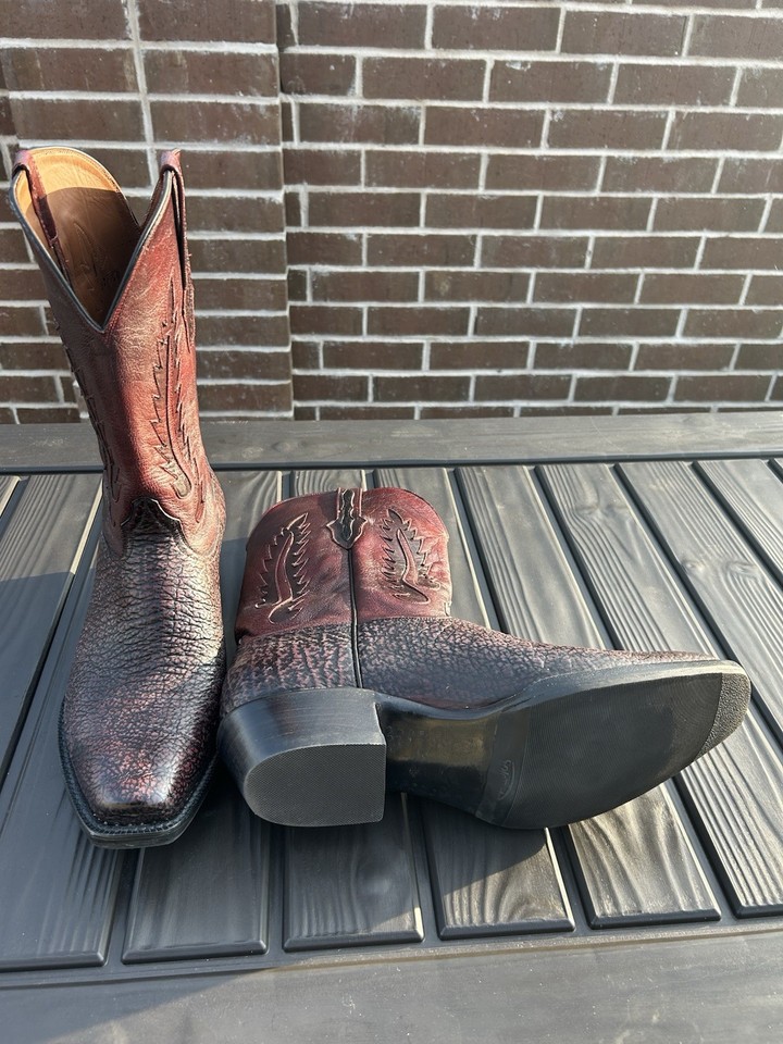 Black Jack Black Cherry Shark Boots 13D. New Without Box | eBay