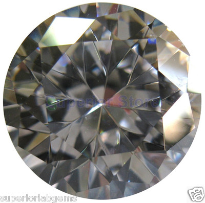 10mm 4.00ct Round Cut Lab Diamond, SImulated Diamond WITH LIFETIME ...