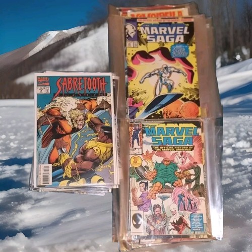 Vintage Retro Lot 56x Comic Sammlung 1970s 1980s 1990s MARVEL & DC Top ...