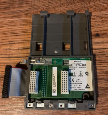 Modicon Compact PLC backplane AS-HDTA-202 Secondary sub rack | eBay