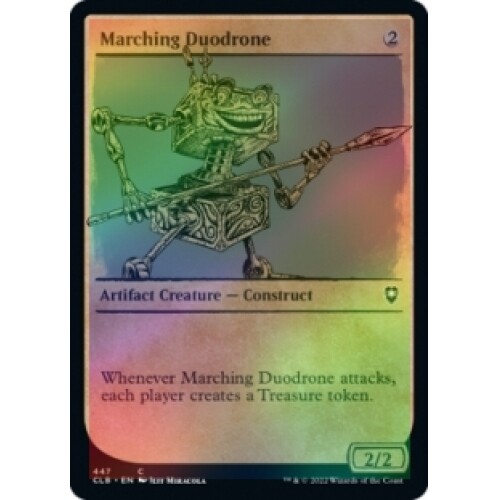 Foil Marching Duodrone (showcase) X4 Commander Legends: Battle For ...