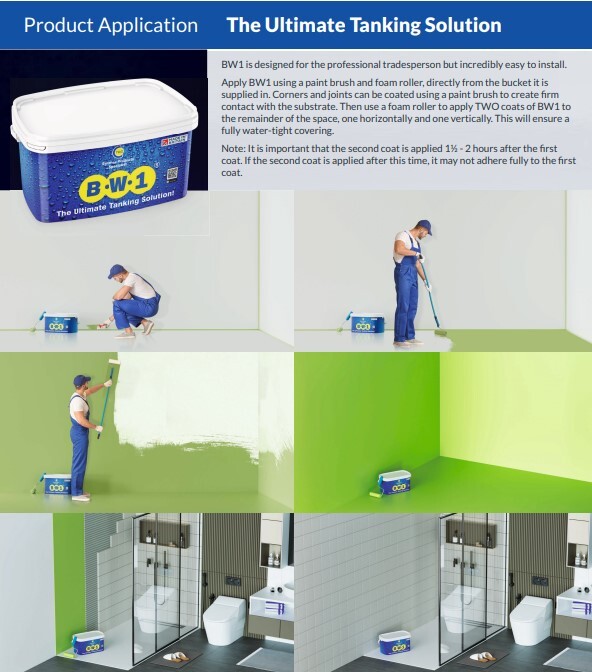 C-Tec BW1 Ultimate Bathroom Tanking Solution - 5L | eBay UK