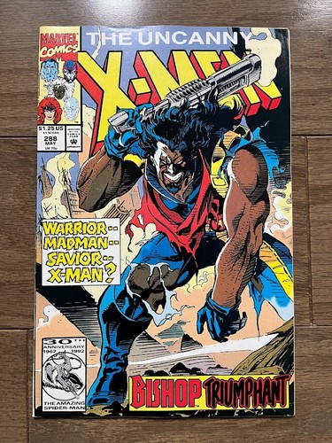 UNCANNY X-MEN # 288 FINE MARVEL COMICS 1992 DIRECT COPY BISHOP | eBay