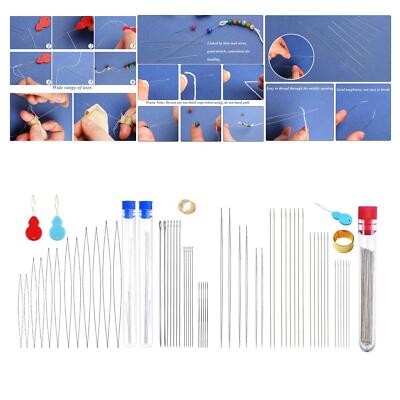 Drawstring Threader Tools Set Easy Flexible Needle | eBay