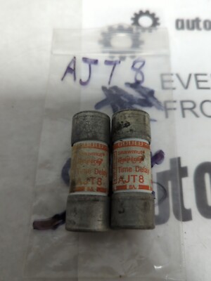 GOULD SHAWMUT,AJT8,AMP-TRAP 8 AMP FUSE LOT OF 2 NOS | eBay