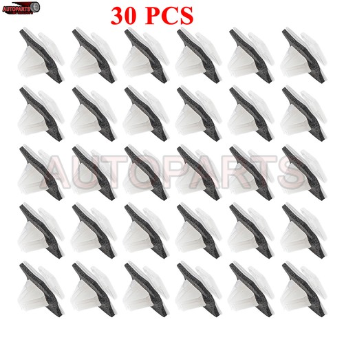 30x For Hyundai & Kia 87756-2E000 Body Side Moulding Clip Retainer with ...