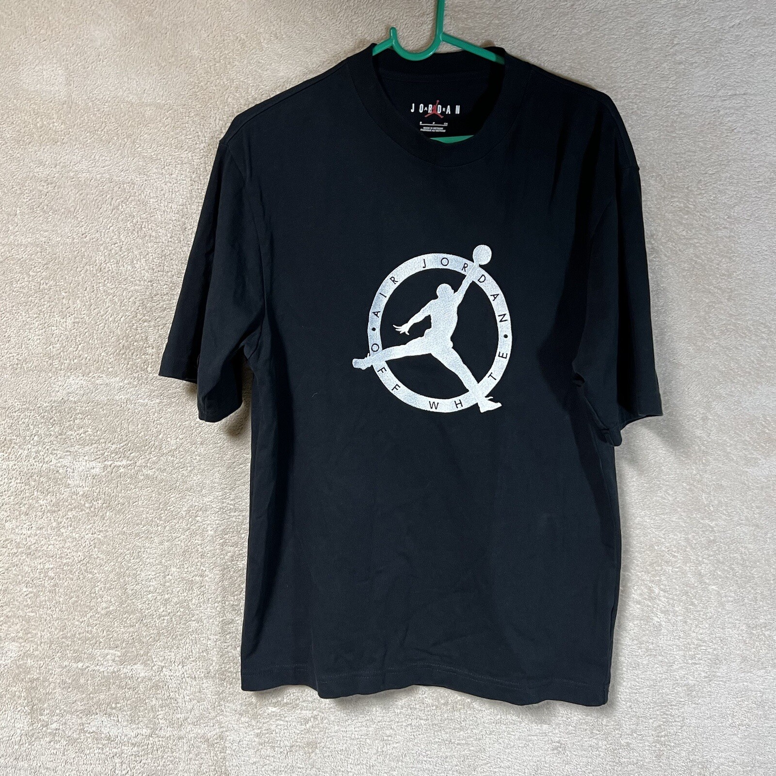 Air Jordan x Off-White Jumpman Logo T Shirt Mens S Bl… - Gem