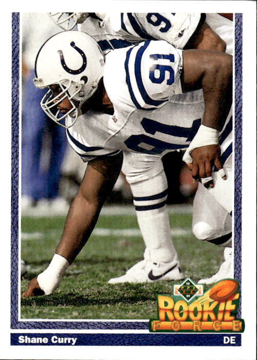 Shane Curry 1991 Upper Deck #605 Indianapolis Colts | eBay